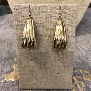 Jewelry | Gold Dangle Cluster Loop Earrings | Poshmark